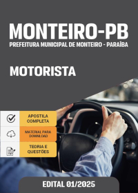 Prefeitura de Monteiro - PB divulga retificação de Concurso Público com ...